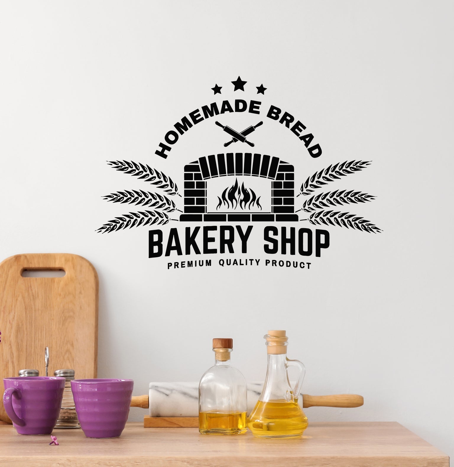 Custom Bakery Wall Stickers And Decals Collection — Page 2 ...
