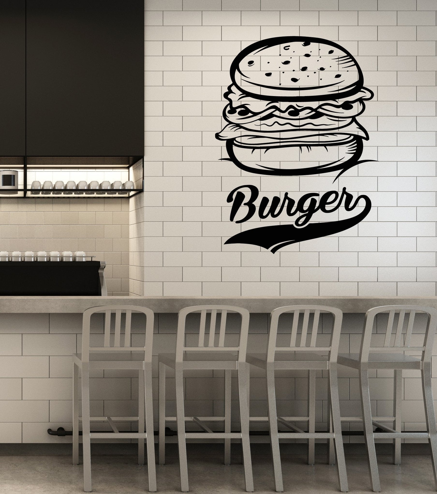 Custom Fast Food And Burger Wall Decals Collection — Wallstickers4you
