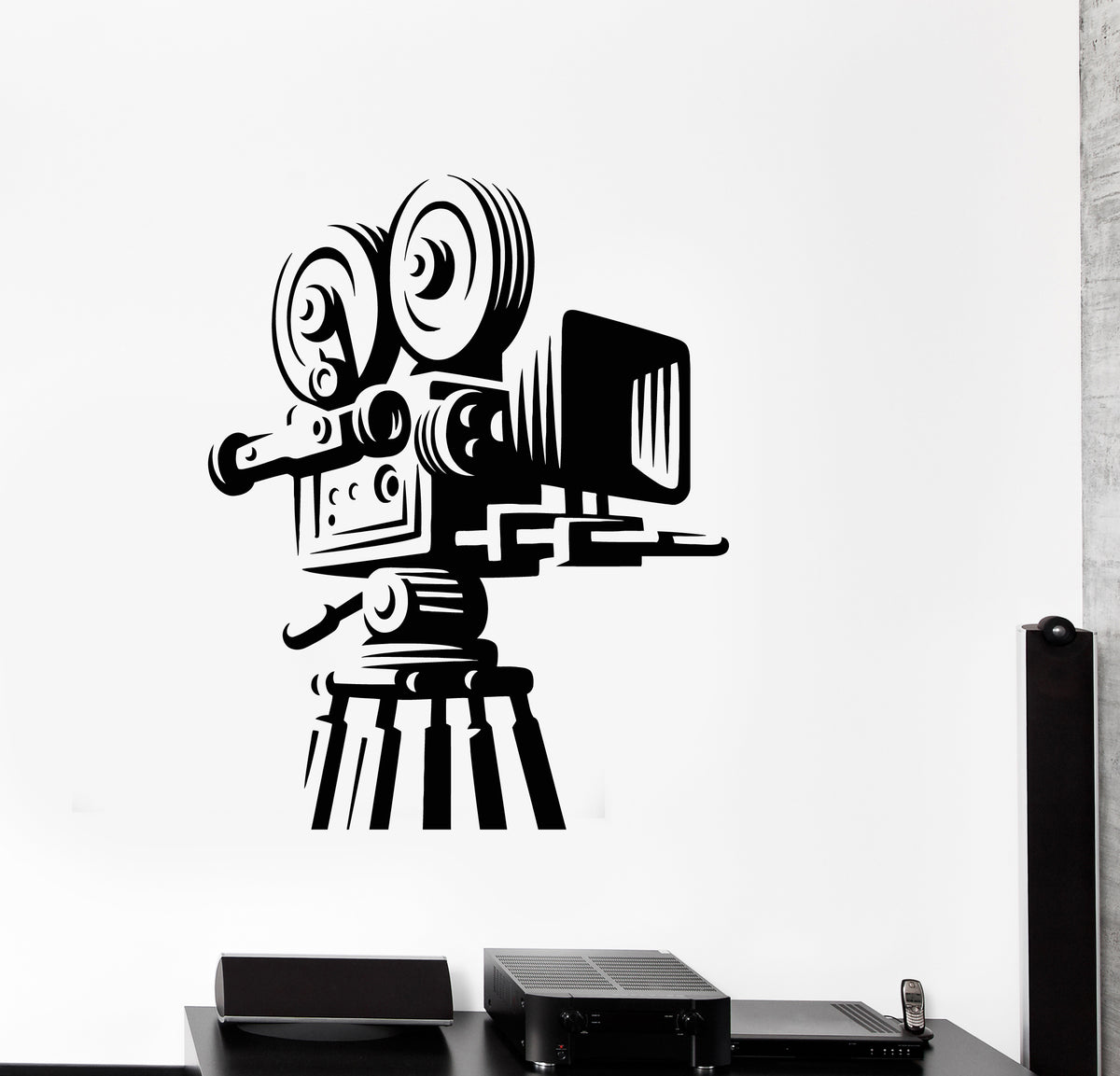 Vinyl Wall Decal Cinematography Camera Filming Movie Art Stickers Mura ...