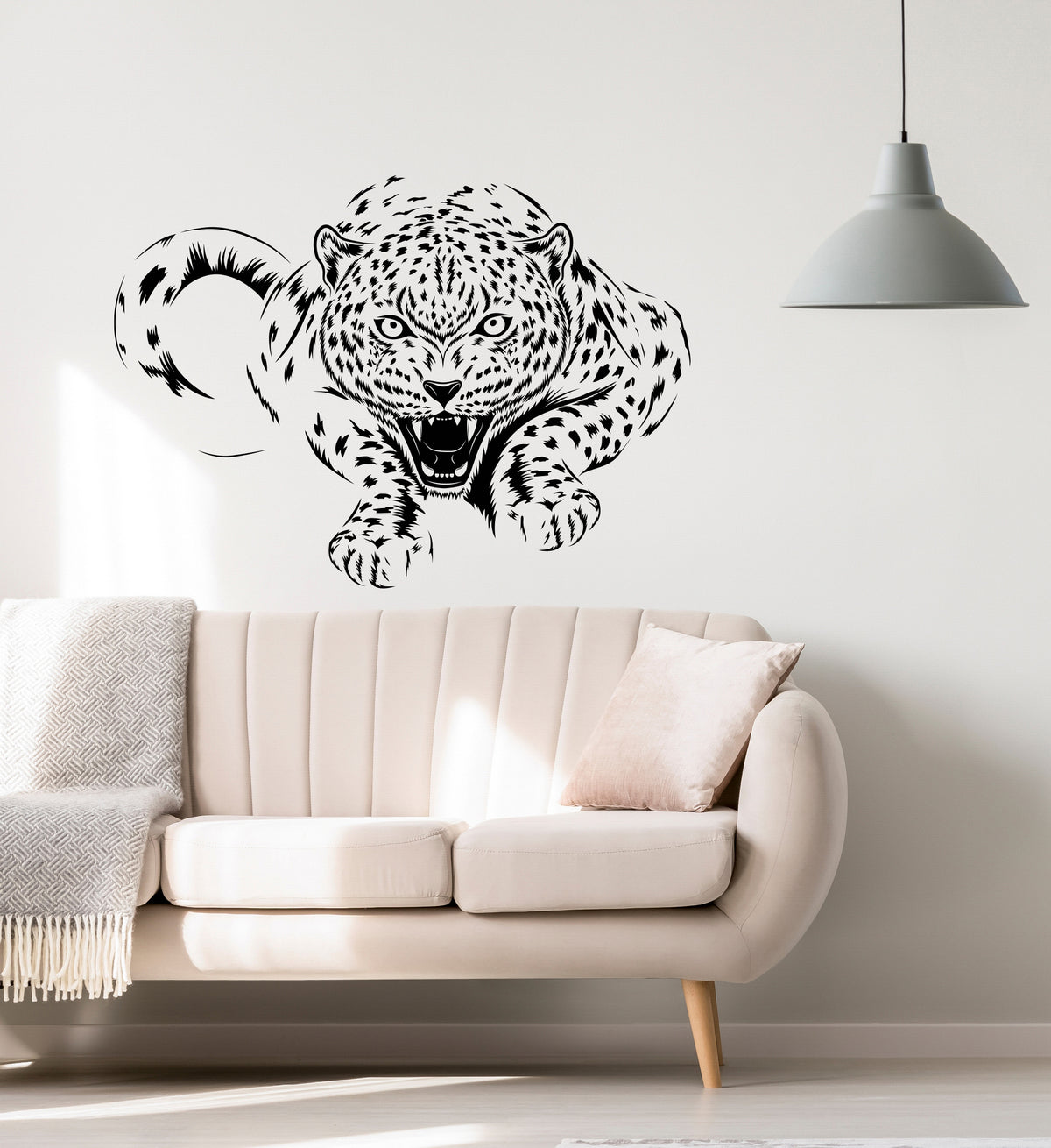 Vinyl Wall Decal Cheetah Wild Cat Predator Animal Stickers Mural (ig64 ...