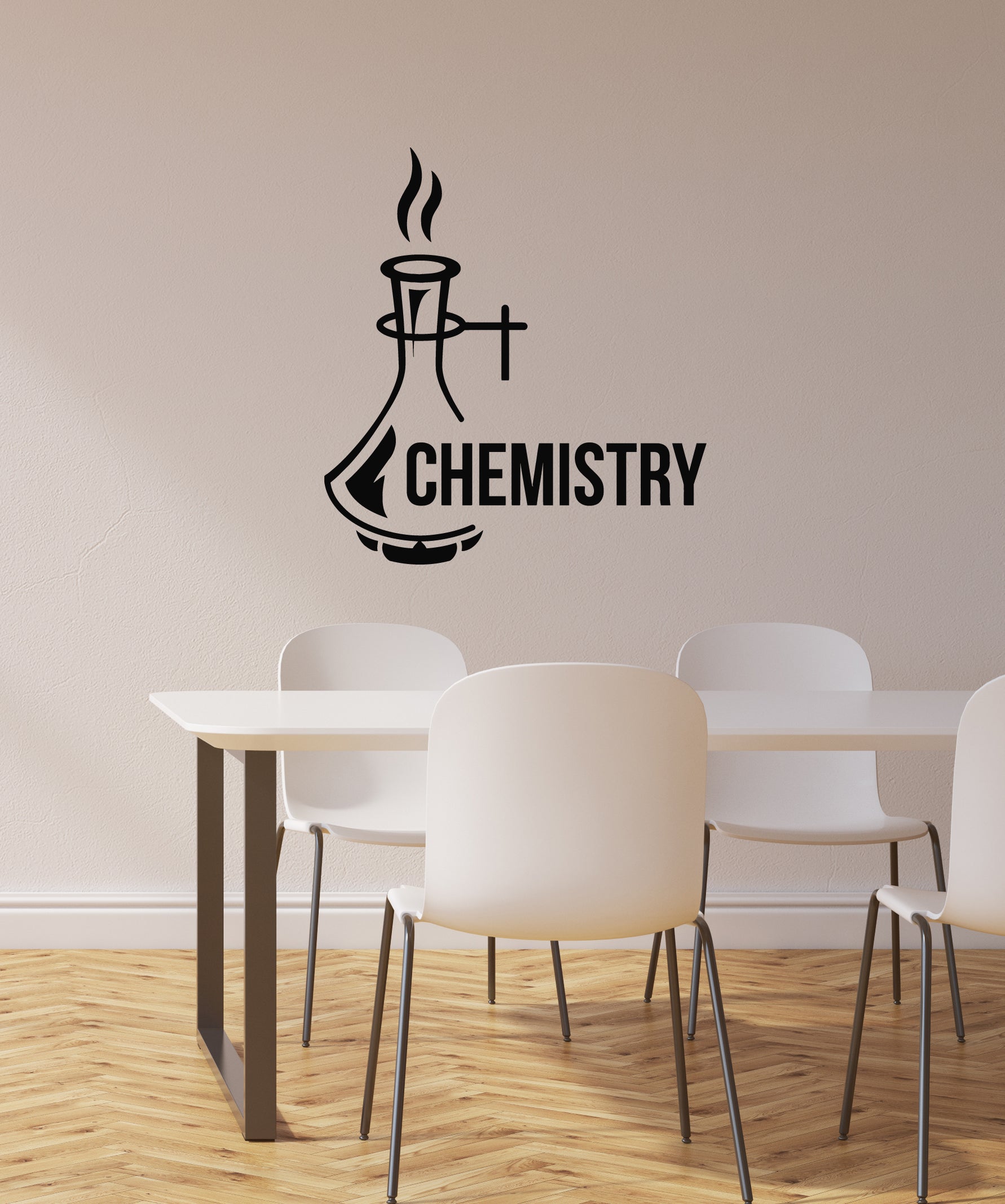 Vinyl Wall Decal Chemistry Lab Decoration School Classroom Science Art ...