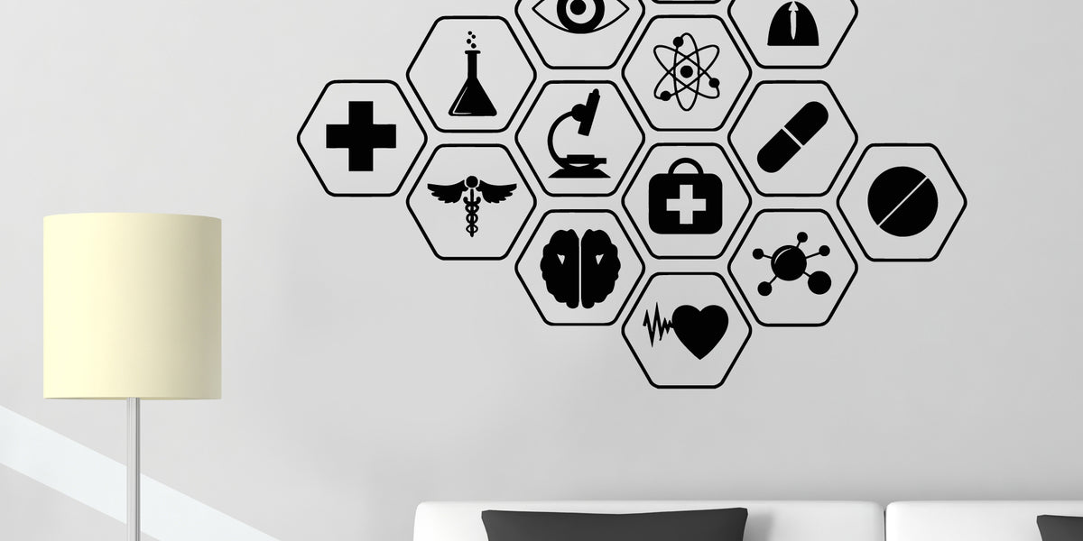 Vinyl Wall Decal Logo Health Care Clinic Hospital Pharmacy Stickers Mu ...
