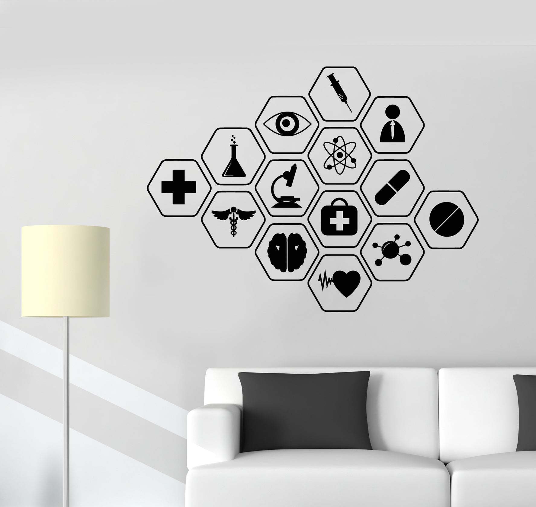 Vinyl Wall Decal Logo Health Care Clinic Hospital Pharmacy Stickers Mu ...