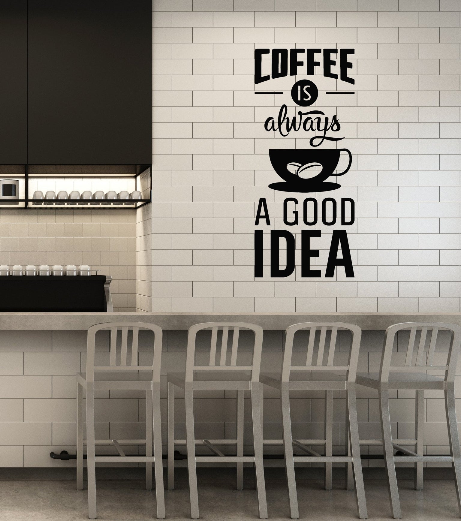 Custom Coffee Stickers And Wall Decals Collection — Page 2 ...
