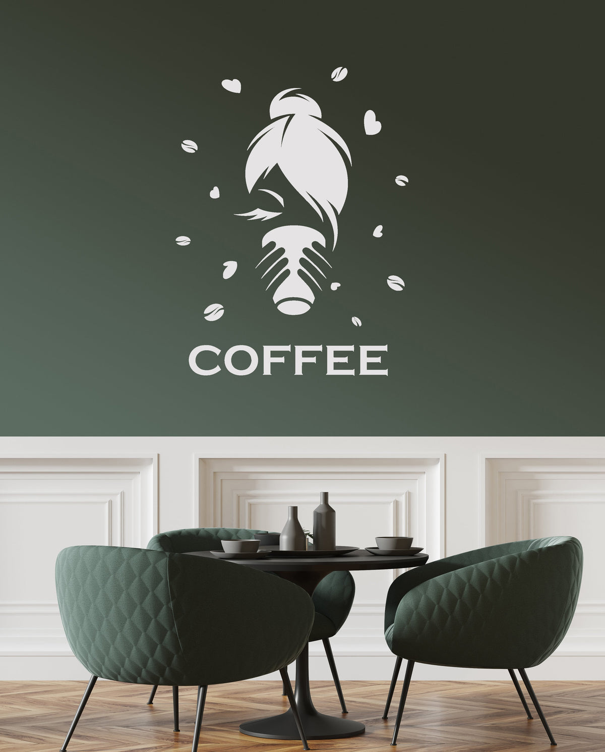 Vinyl Wall Decal Coffee House Kitchen Dining Room Cafe Interior Sticke ...