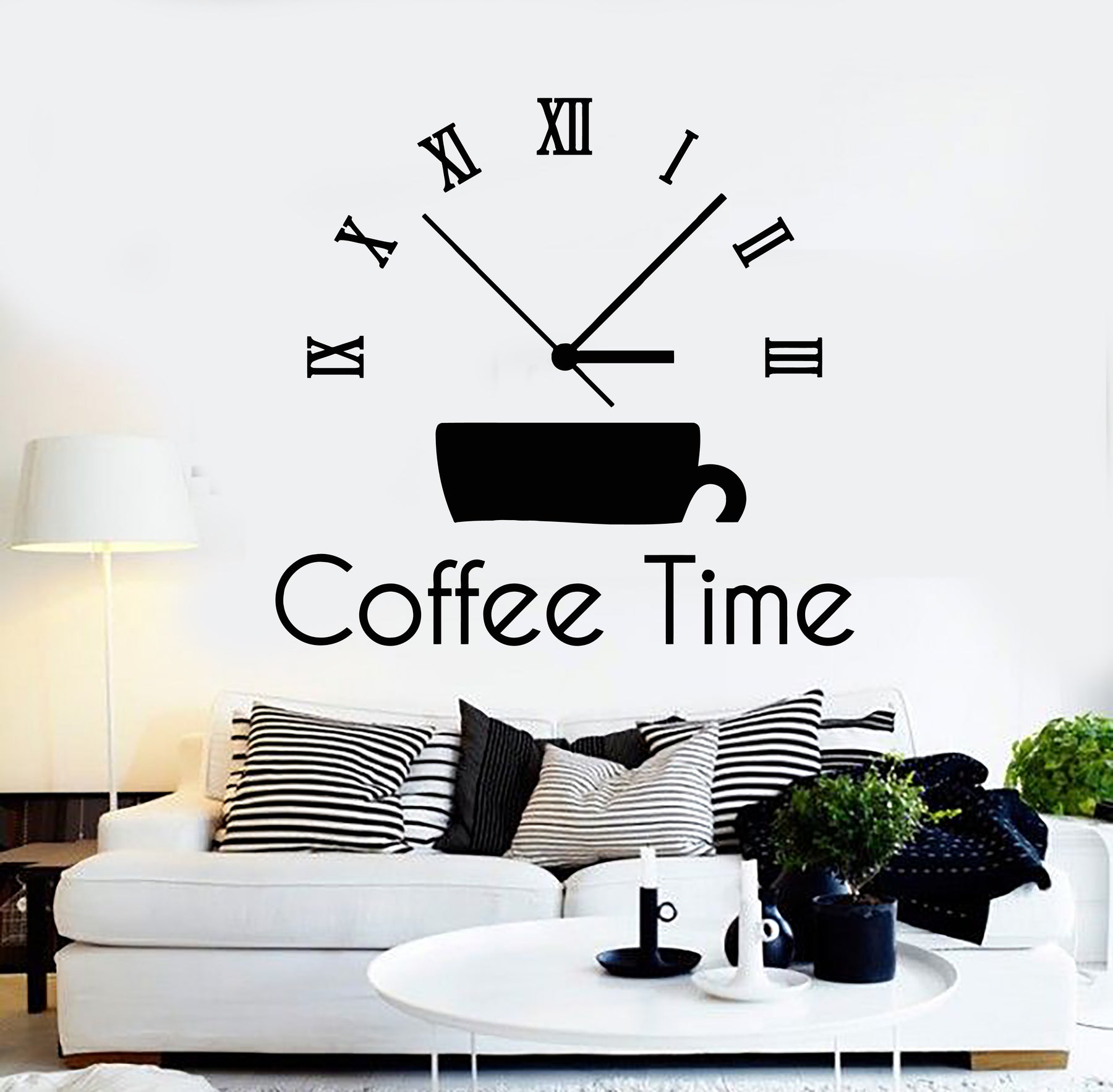 Vinyl Wall Decal Clock