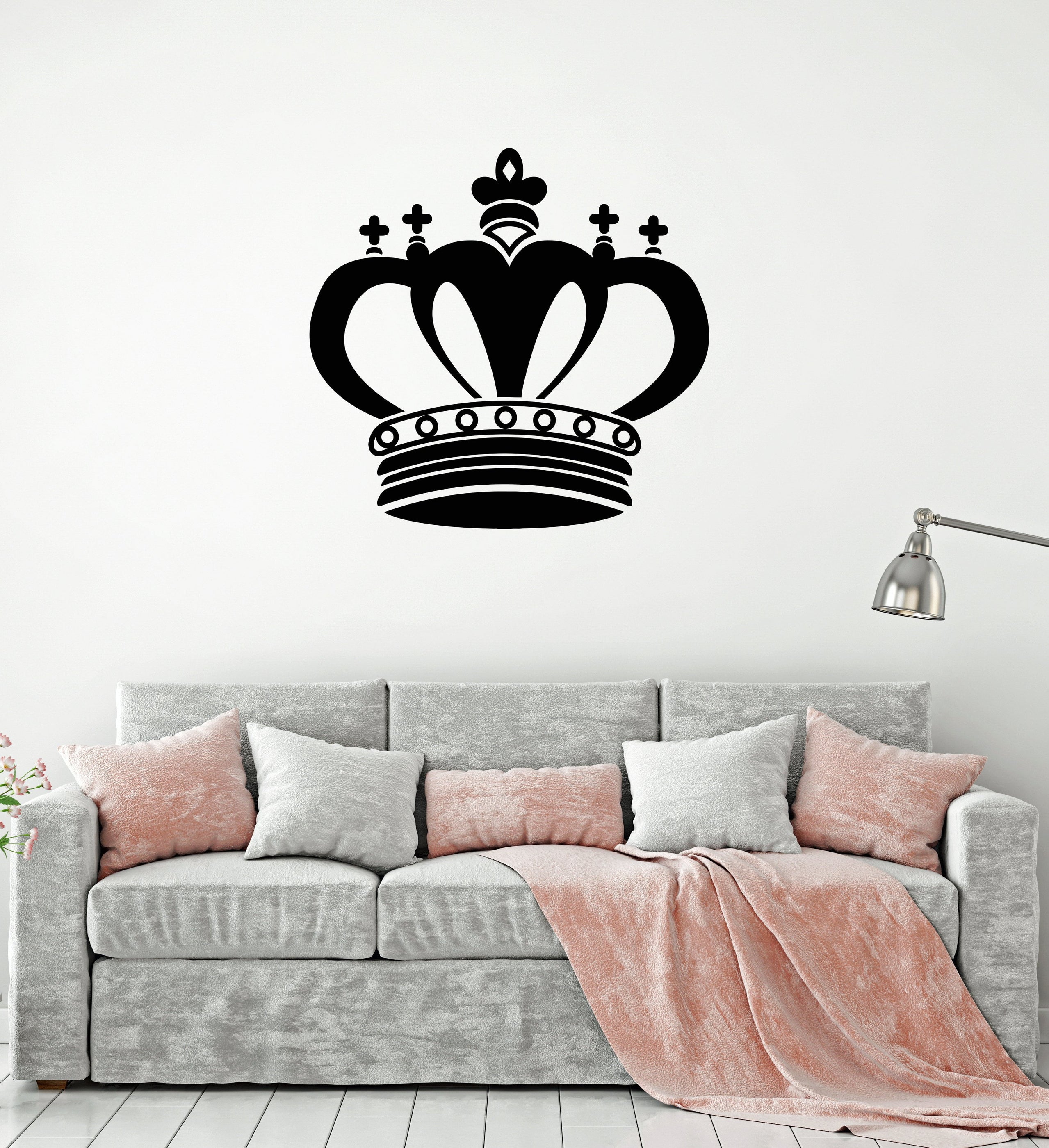 Vinyl Wall Decal King Crown Royal Art Home Decor Interior Room Sticker ...