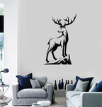 Vinyl Wall Decal Deer Hunting Club Shop Animal Tribal Art Decor Sticke ...