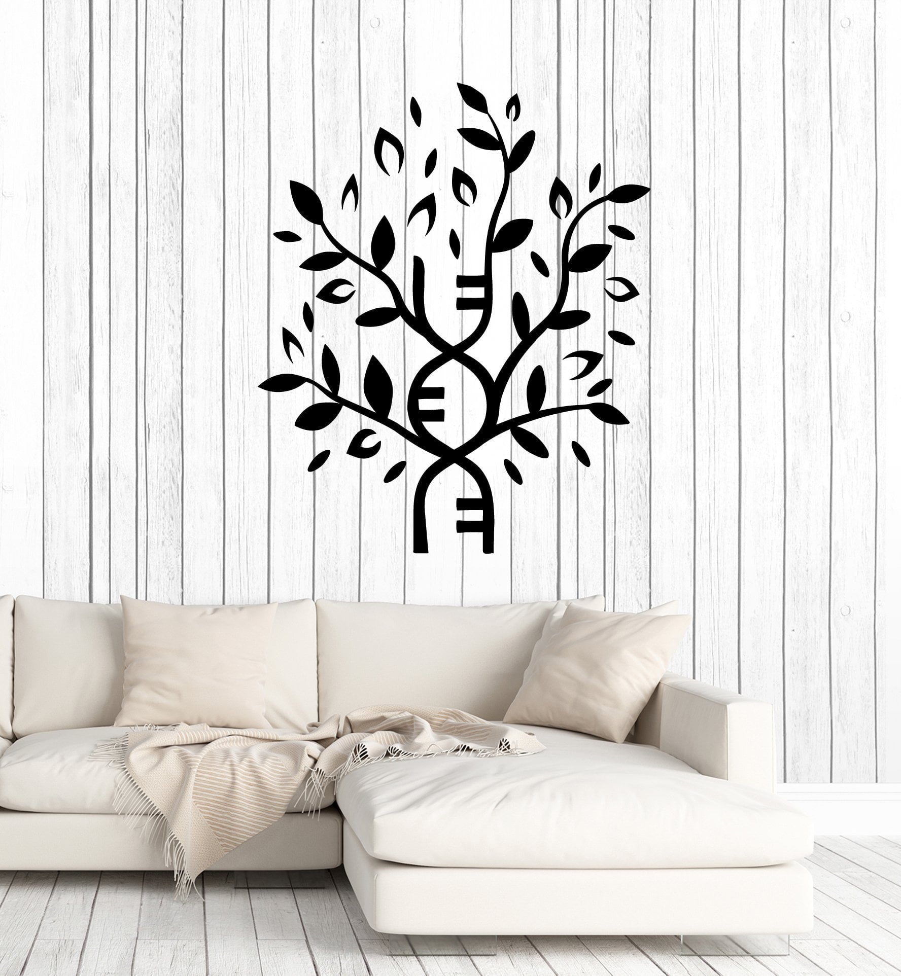 Vinyl Wall Decal DNA Tree Medical Office Health Clinic Decor Art Stick ...