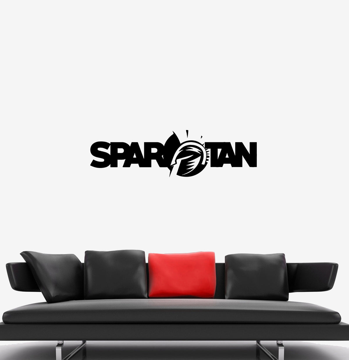 Wall Decal Sparta Word Power Inscription Spartan Mural Vinyl Sticker ...