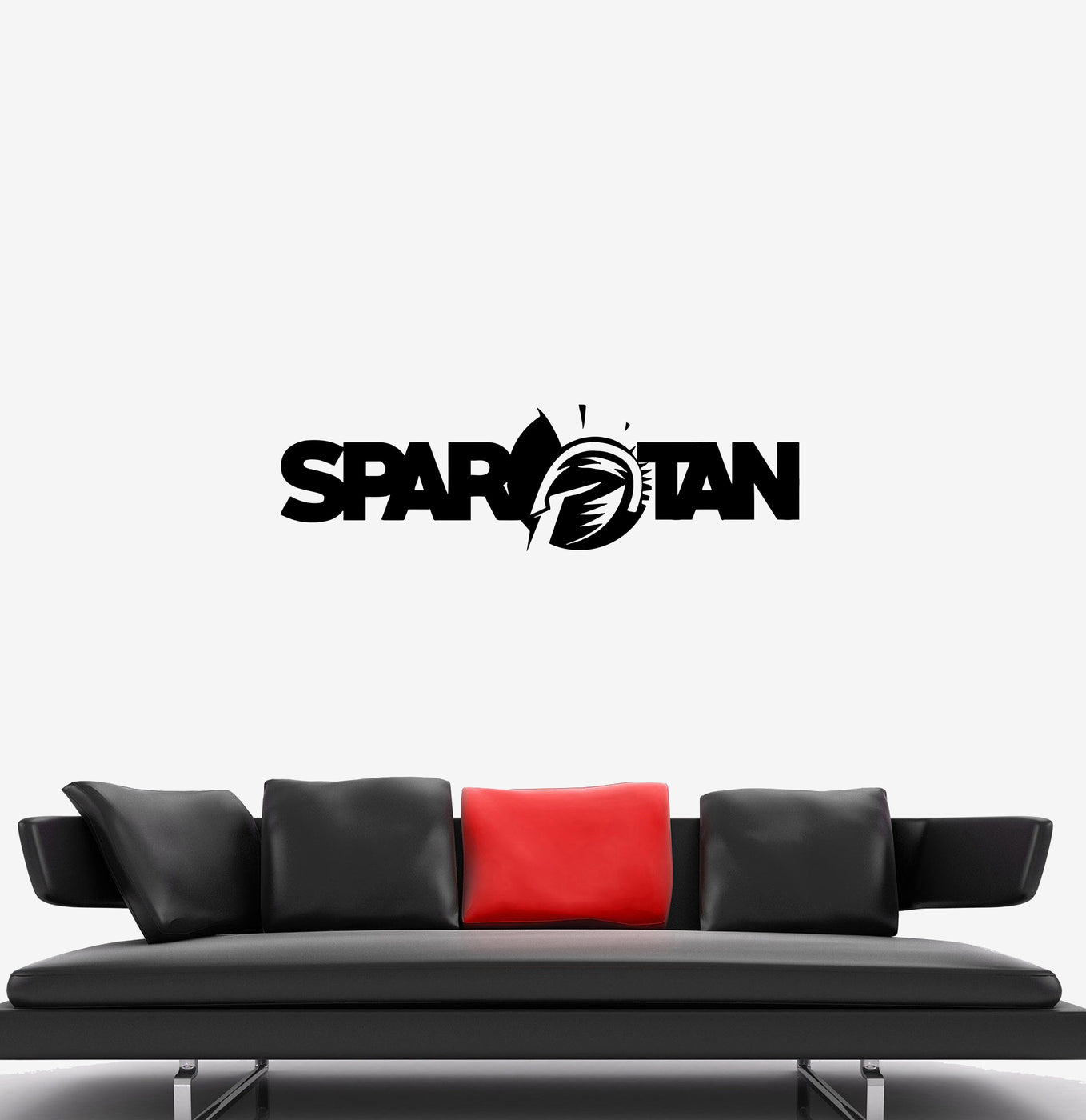 Wall Decal Sparta Word Power Inscription Spartan Mural Vinyl Sticker ...