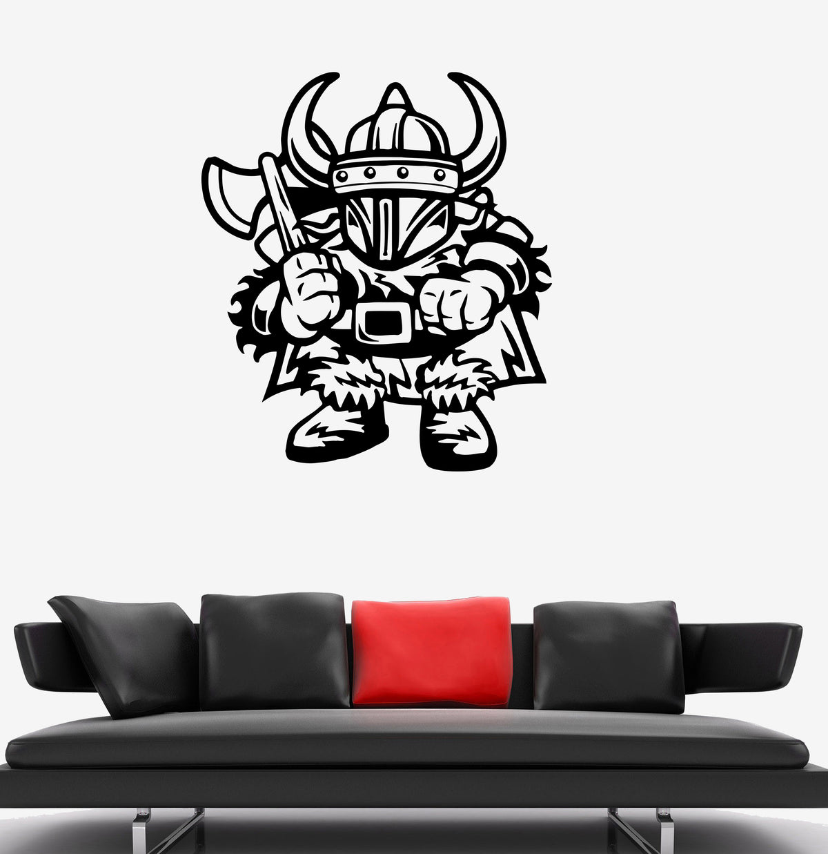 Wall Decal Viking Knight Warrior Scandinavian Medieval Vinyl Sticker ...