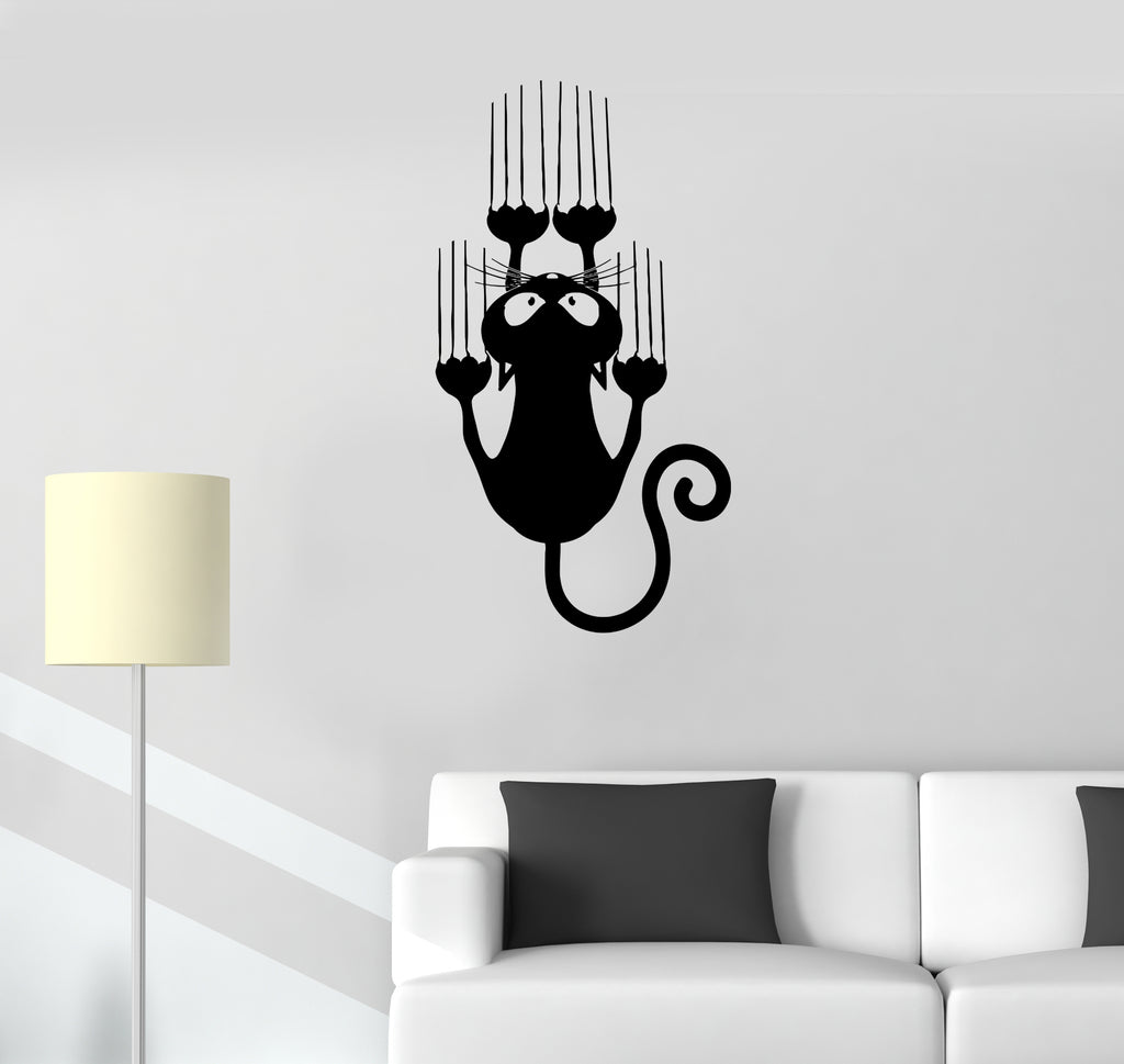 Custom Cat Wall Vinyl Decals Collection — Wallstickers4you