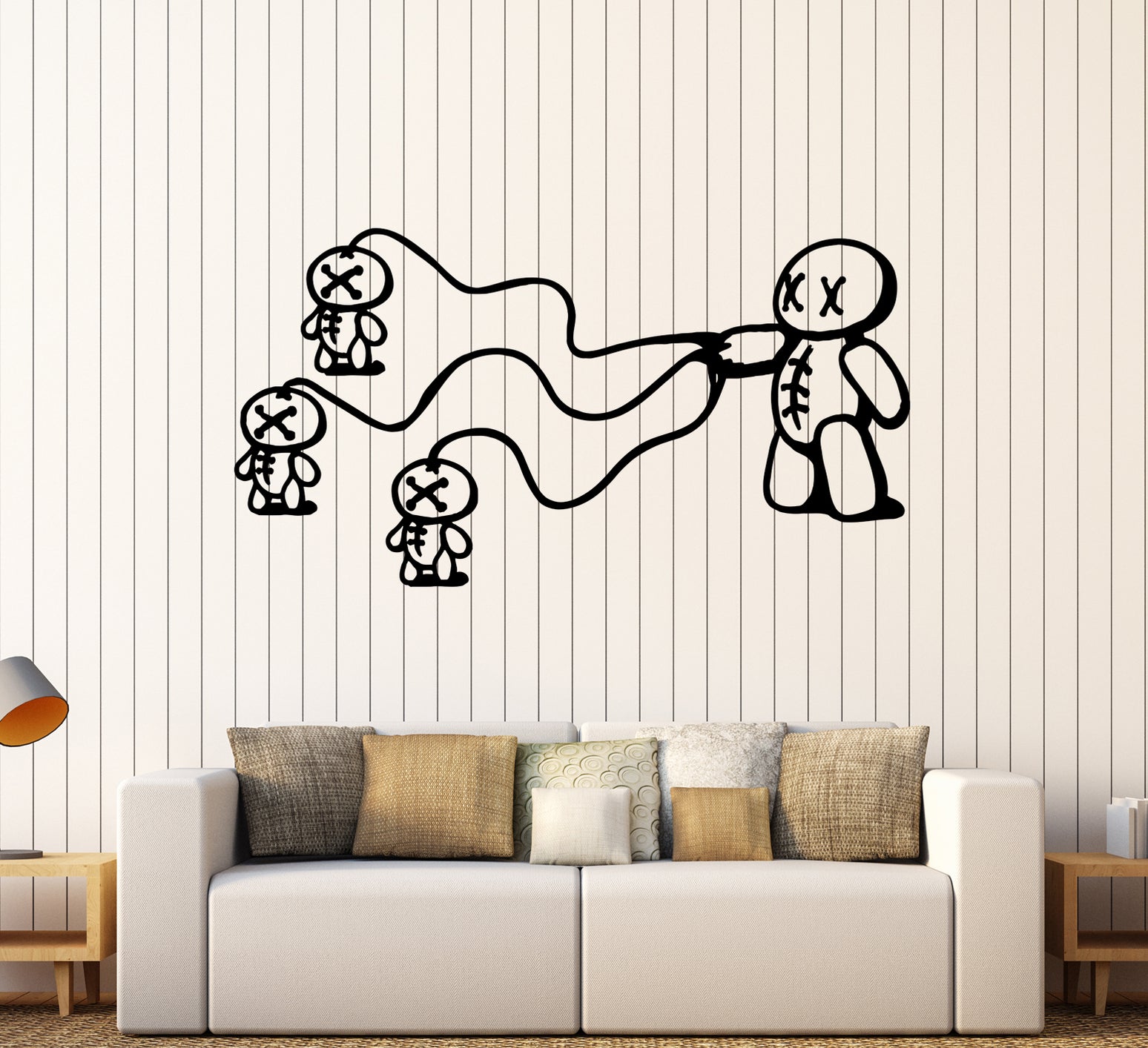 Wall Decal Voodoo Dolls Manipulator Witchcraft Vinyl Sticker (ed1829 ...
