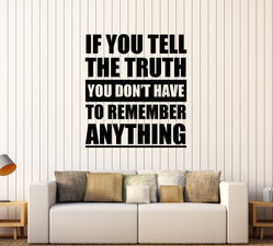 Wall Decal Famous Quote Words of Wisdom Motivational Lettering Vinyl S ...