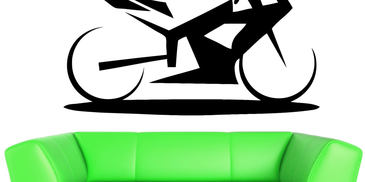Wall Decal Sport Motorcycle Racing Model Motor Bike Mural Vinyl Decal ...