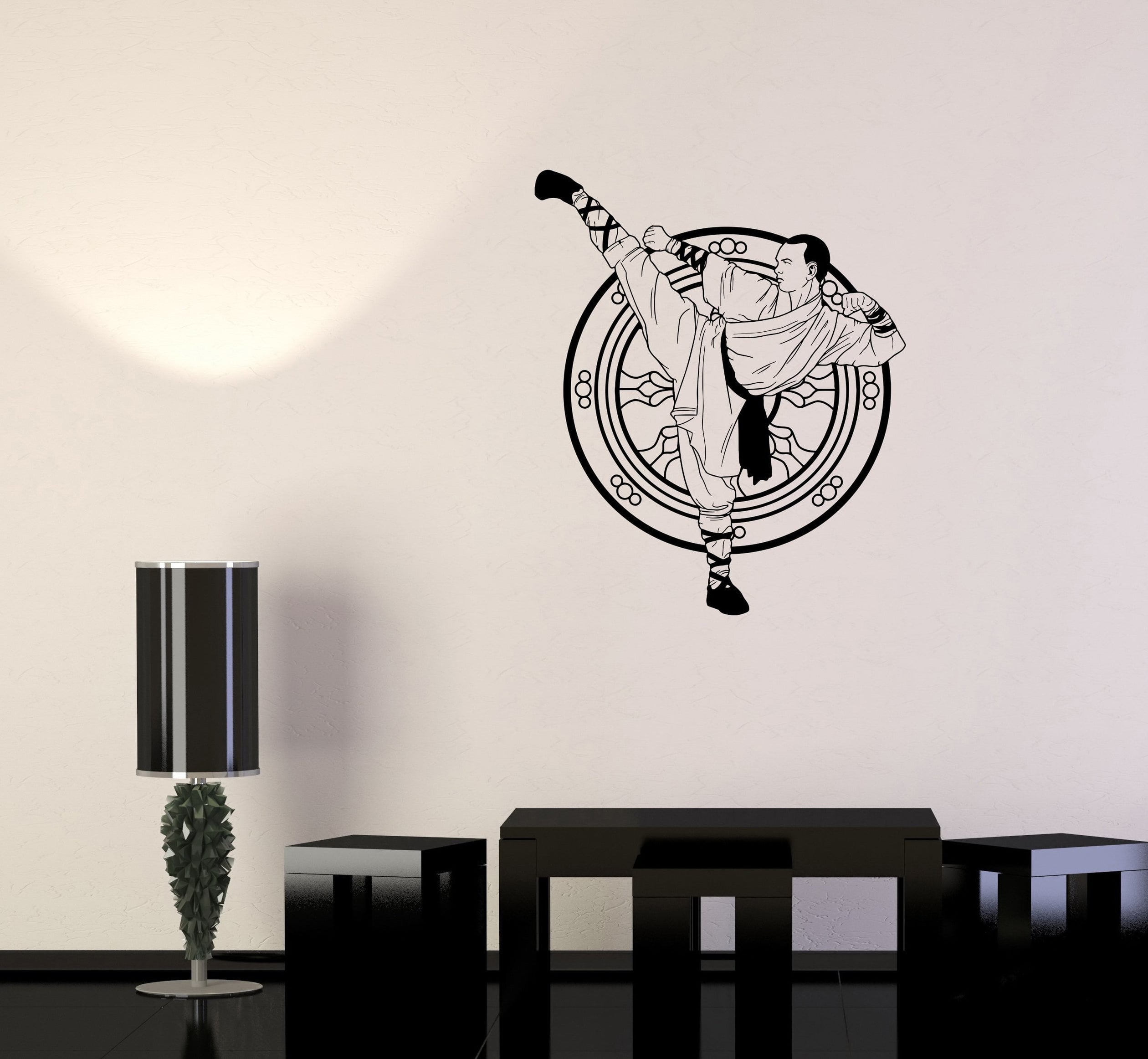 Wall Decal Karate Shaolin Tibet Monk Martial Arts China Tao Meditation ...