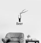Wall Decal Beer Cafe Drink Bar Kitchen Cocktail Vinyl Sticker Unique G ...