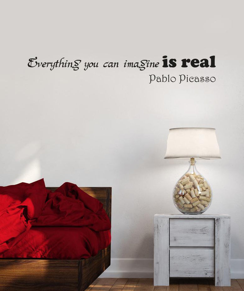 Wall Decal Motivational Letters Sign Famous Quotes Vinyl Sticker (ed86 ...