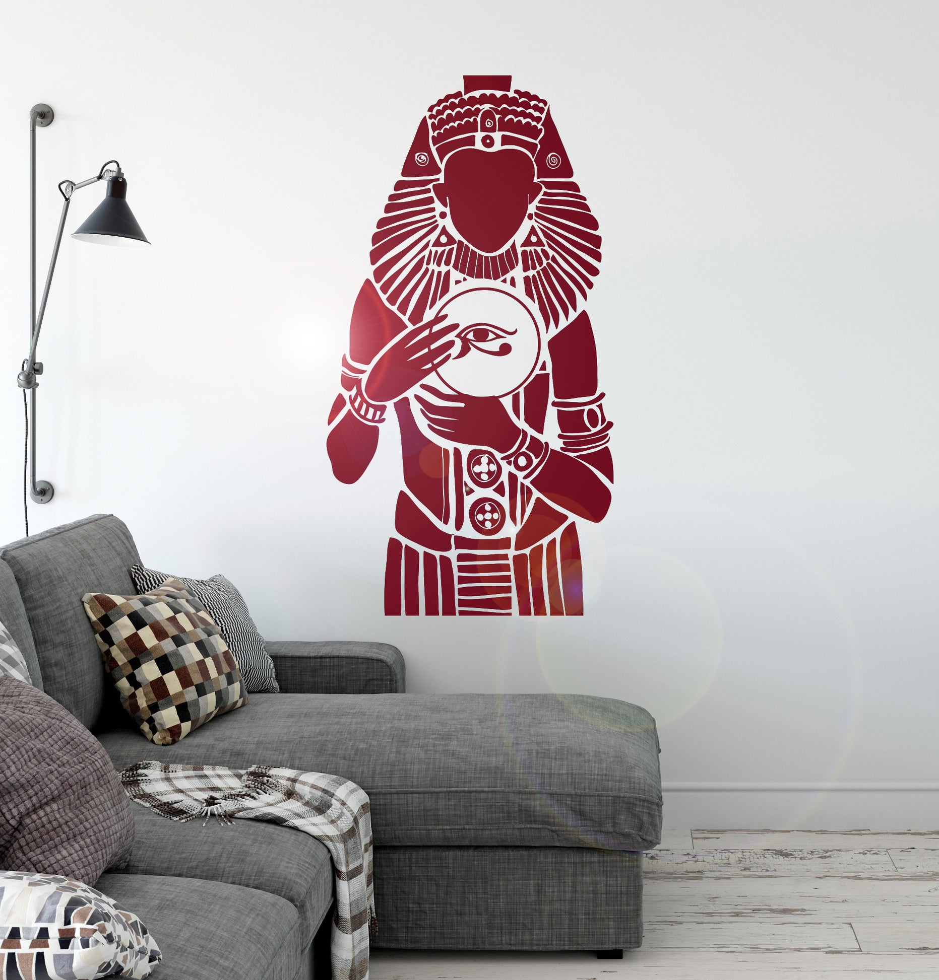 Vinyl Wall Decal Pharaoh Ancient Egypt Egyptian Stickers Mural Unique ...