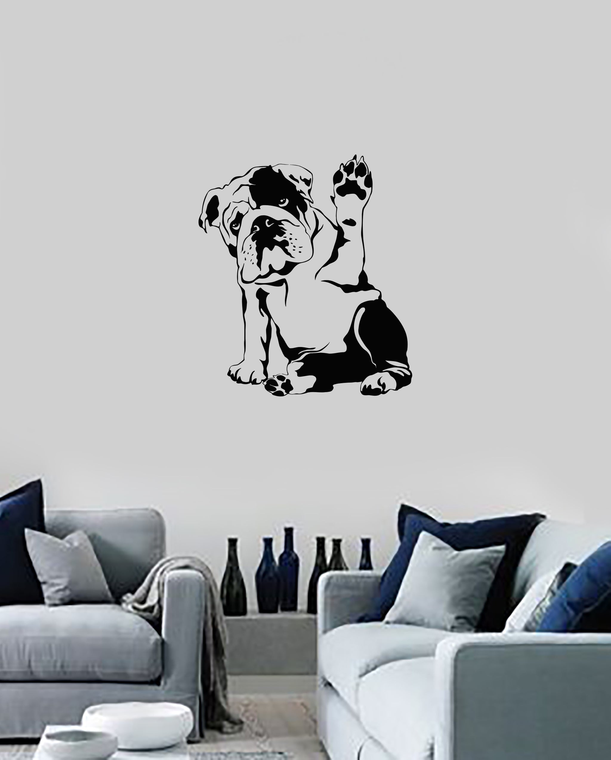 Custom Dog Wall Decals Collection — Wallstickers4you