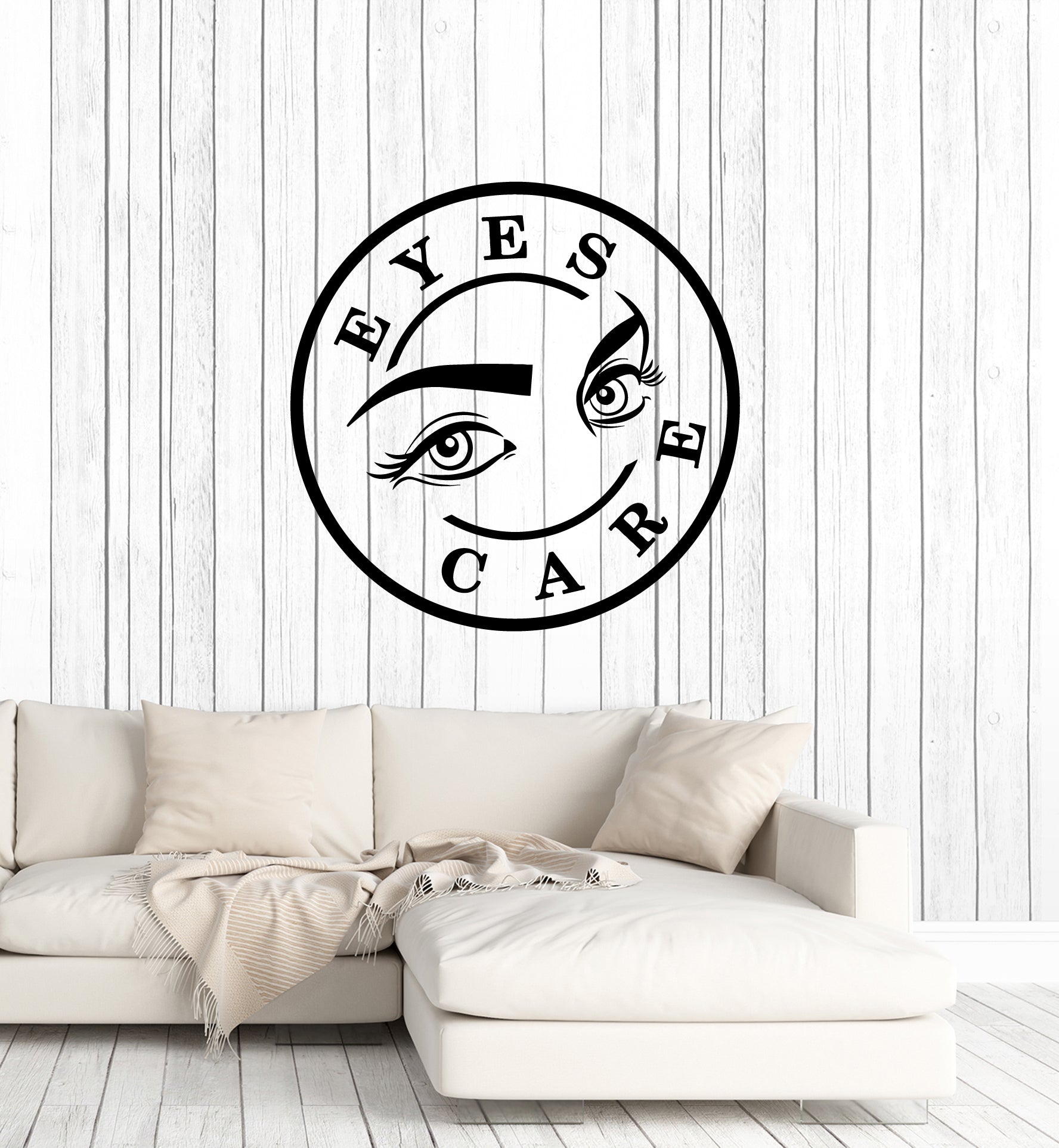 Vinyl Wall Decal Healthy Eyes Care Ophthalmology Optics Store Stickers ...