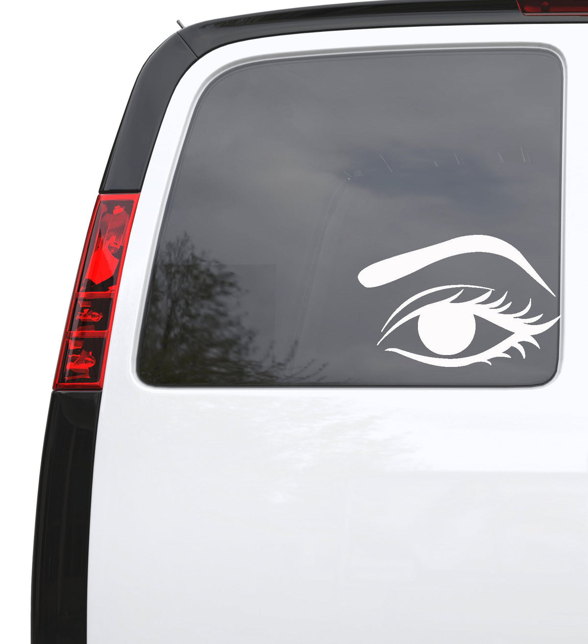 Auto Car Sticker Decal Female Woman Eye Make Up Truck Laptop Window 7 ...