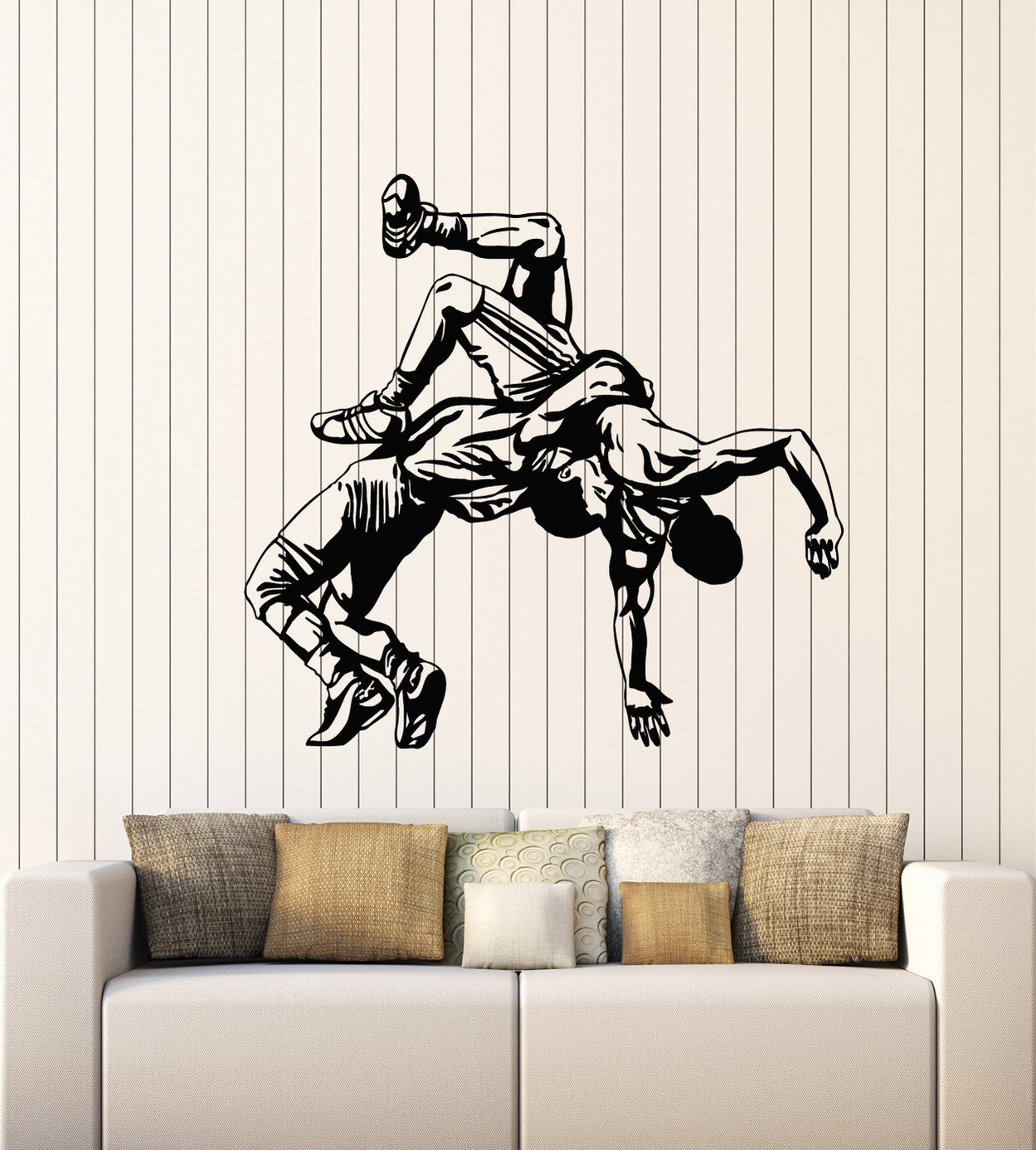 Vinyl Wall Decal Fight Club Martial Arts Fighting Men's Sports Sticker ...