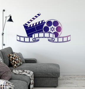Vinyl Wall Decal Filming Art Cinema Film Movie Stickers Mural Unique G ...