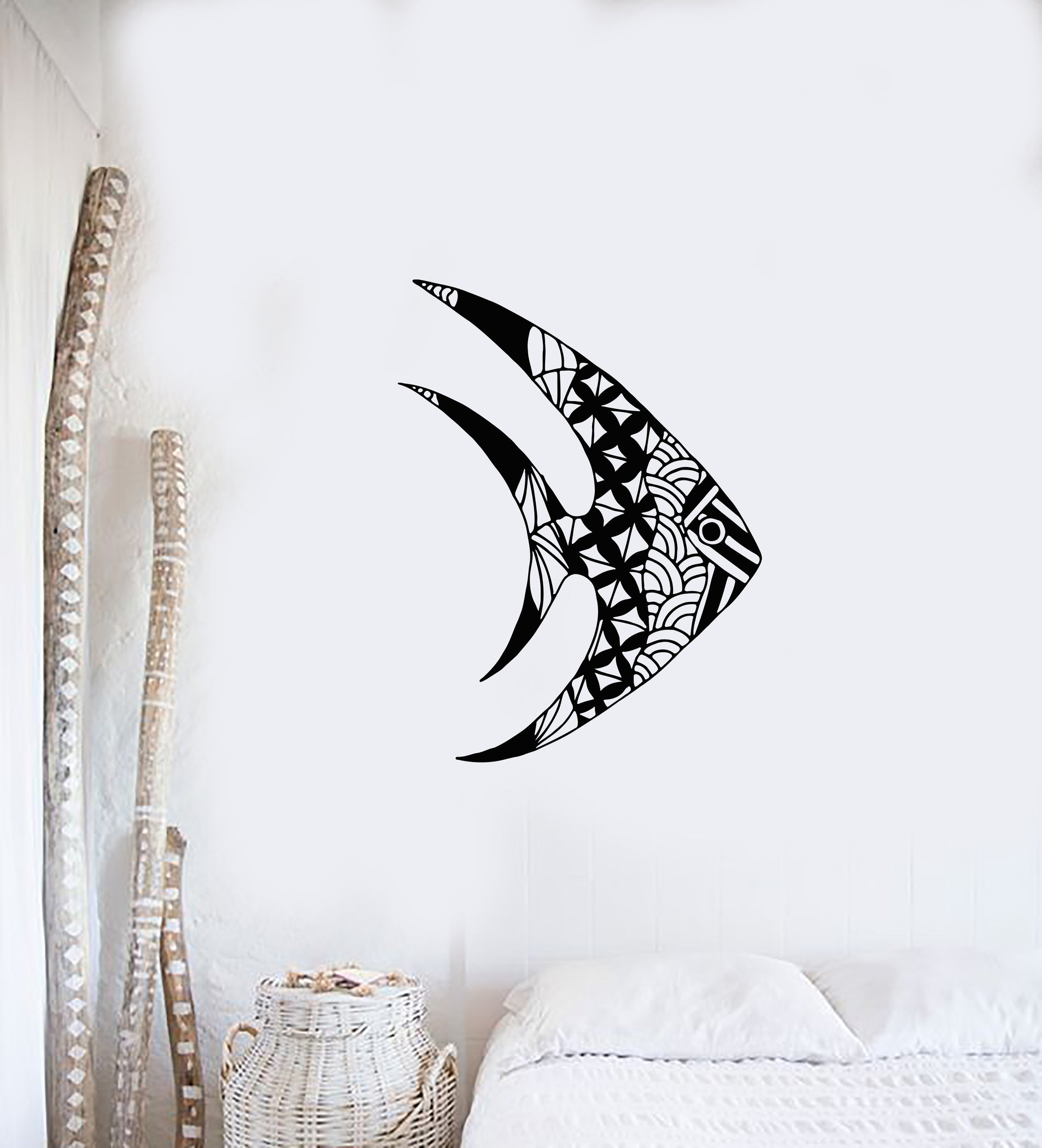 Vinyl Wall Decal Fish Ocean Oceanarium Aquarium Marine Art Stickers Mu ...