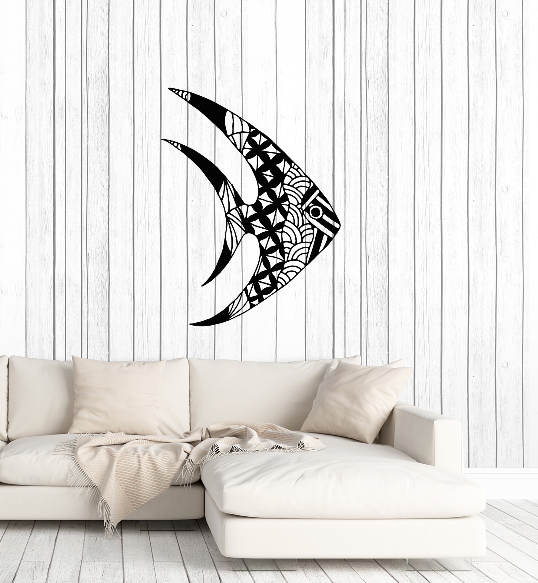 Vinyl Wall Decal Fish Ocean Oceanarium Aquarium Marine Art Stickers Mu ...