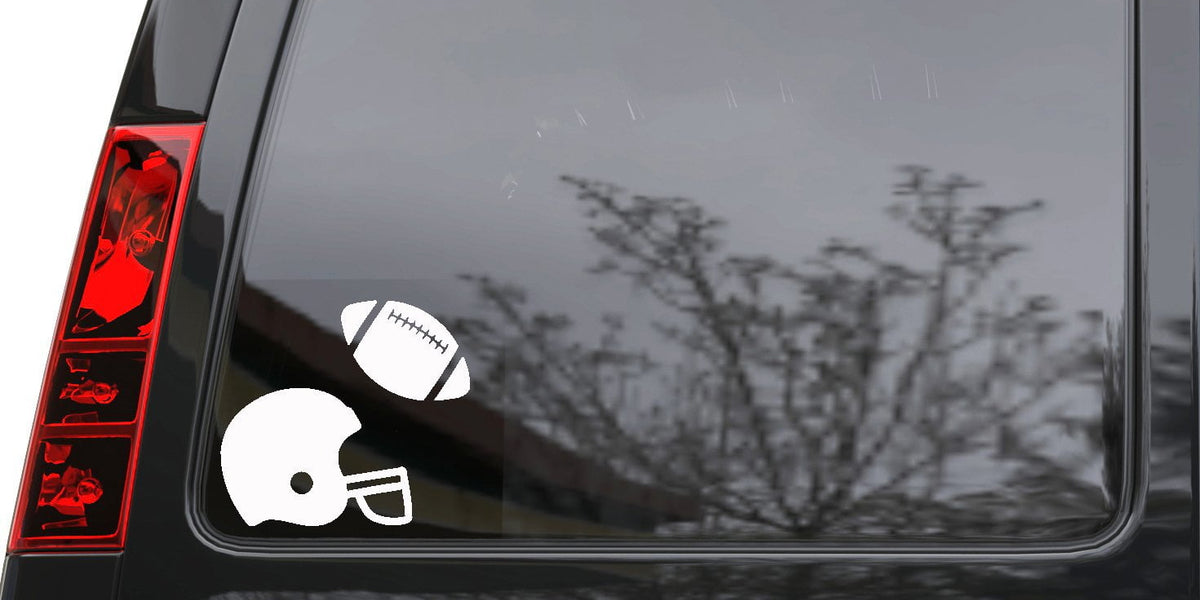 Auto Car Sticker Decal Football Helmet Ball Sports Truck Laptop Window ...