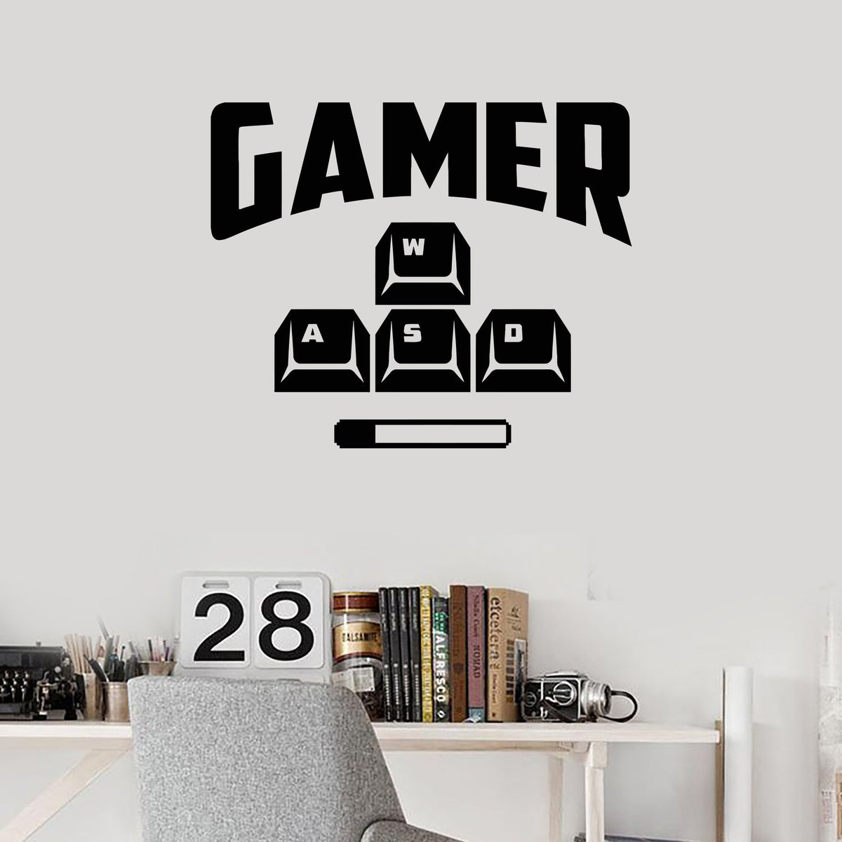 Vinyl Wall Decal Gamer Room Interior Gaming Geek Decoration Art Sticke ...