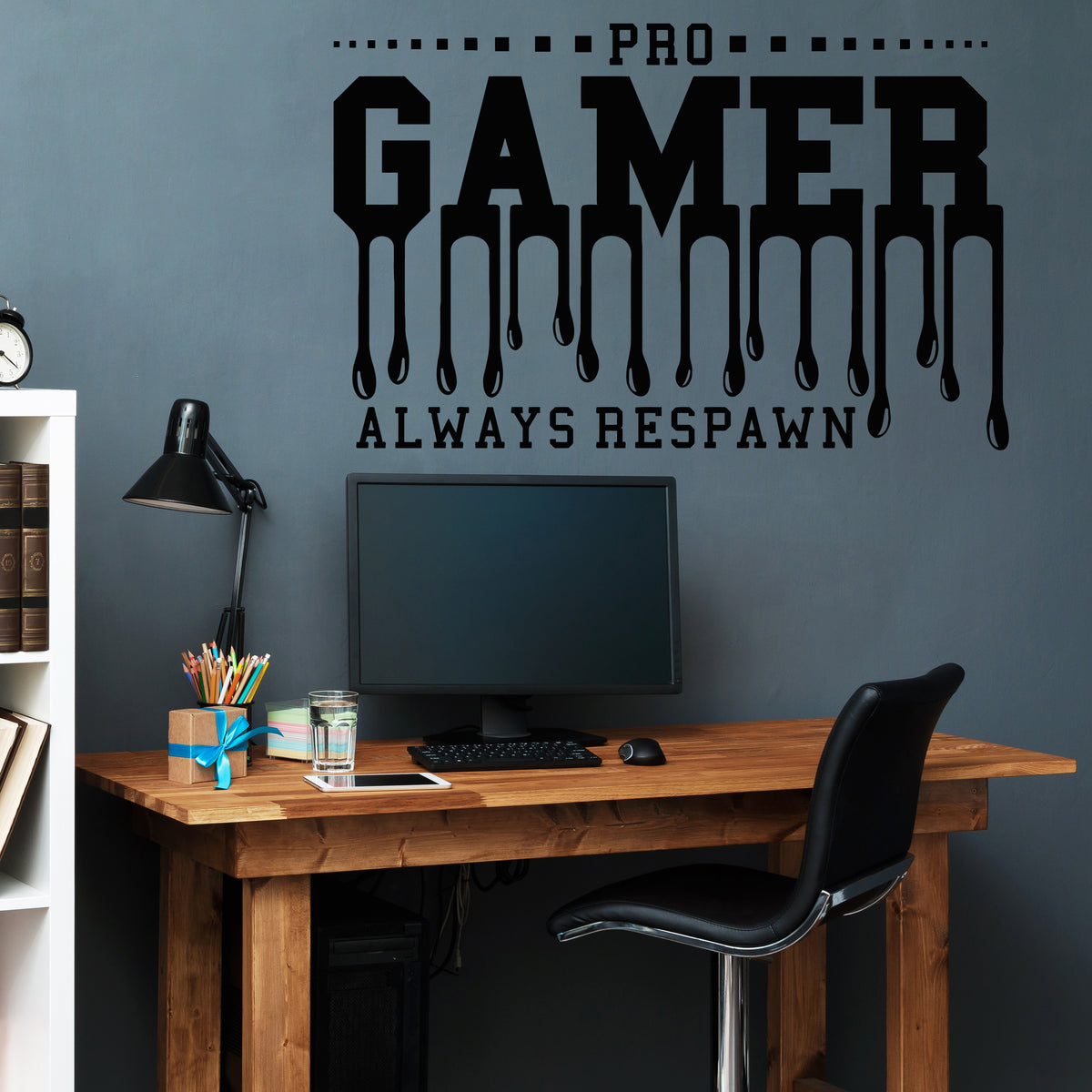 Vinyl Wall Decal Gamer Always Respawn Video Game Computer Stickers Mur ...