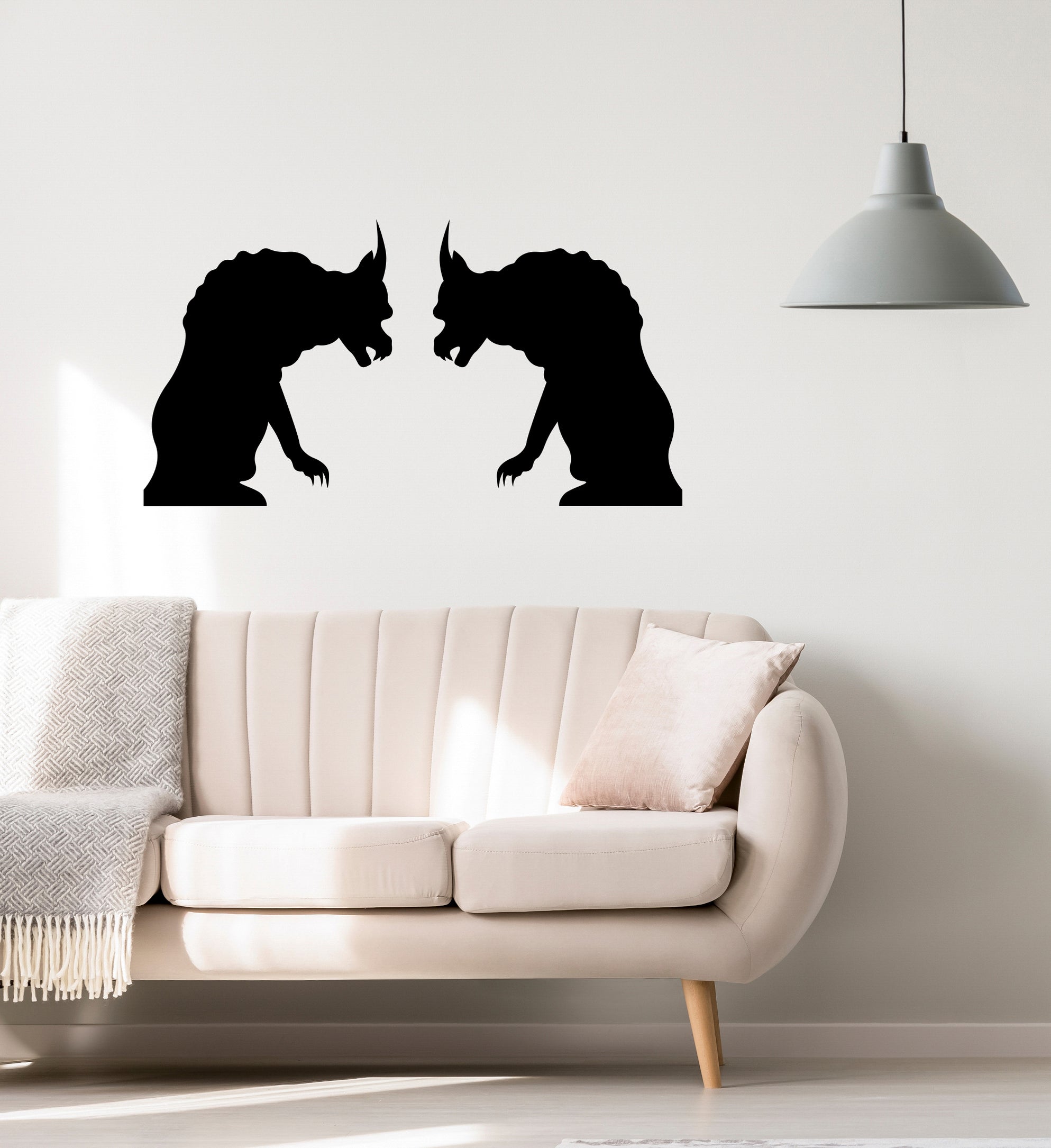 Vinyl Wall Decal Gargoyles Gothic Art Statue Architecture Stickers Mur ...