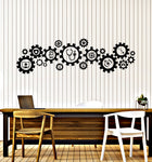Vinyl Wall Decal Health Care Medical Center Clinic Gears Stickers Mura ...