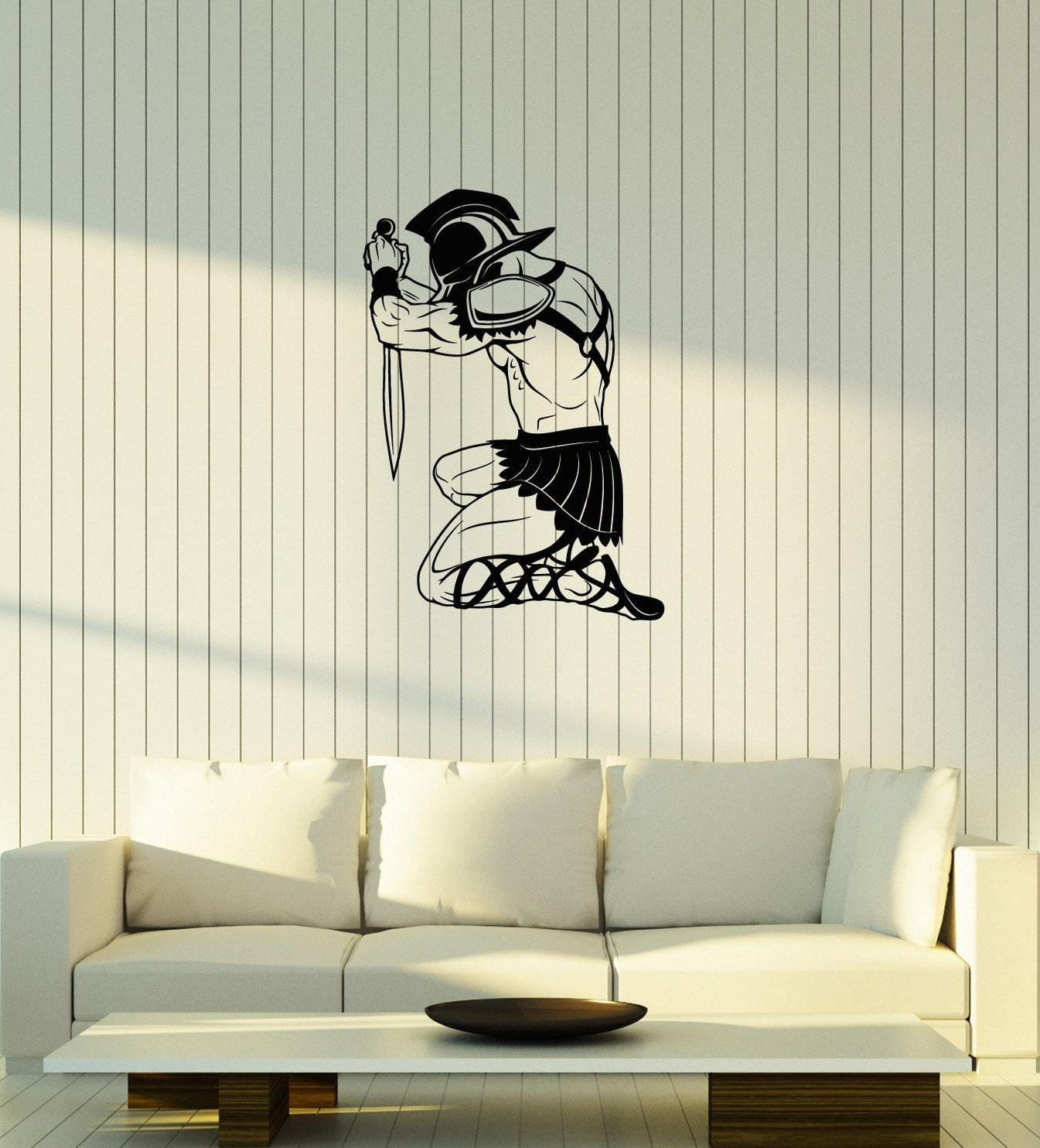 Vinyl Wall Decal Roman Gladiator Ancient World Warrior Boys Room Inter ...