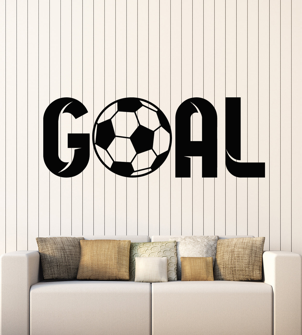 Vinyl Wall Decal Goalkeeper Goal Team Game Sports Soccer Ball Stickers ...