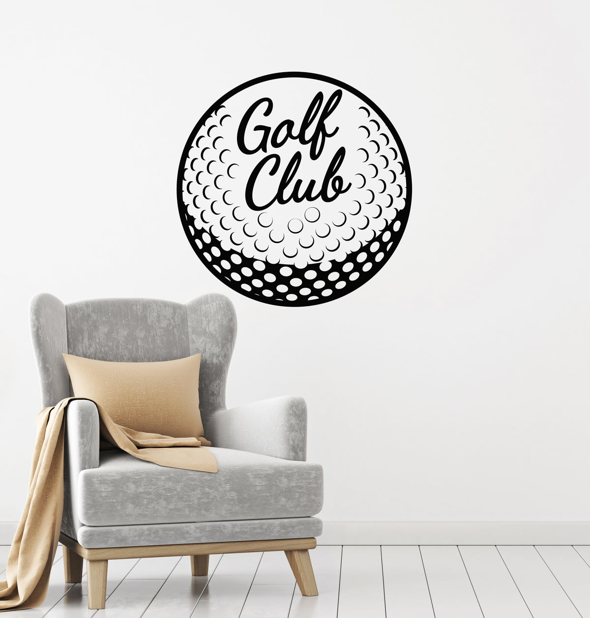 Vinyl Wall Decal Golf Club Ball Golfer Player Sport Stickers Mural (ig ...