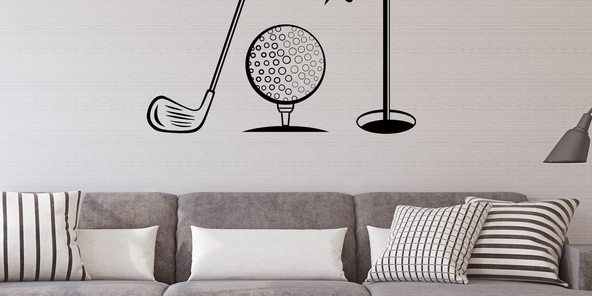 Vinyl Wall Decal Golf Equipment Player Golfer Stickers Unique Gift (26 ...
