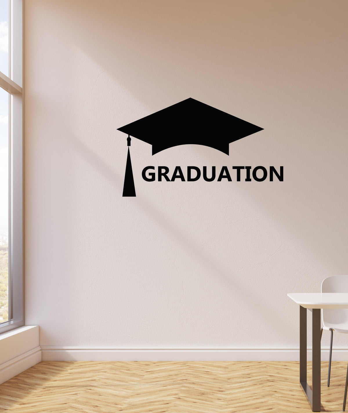 Vinyl Wall Decal Graduation University School Interior Decor Stickers ...