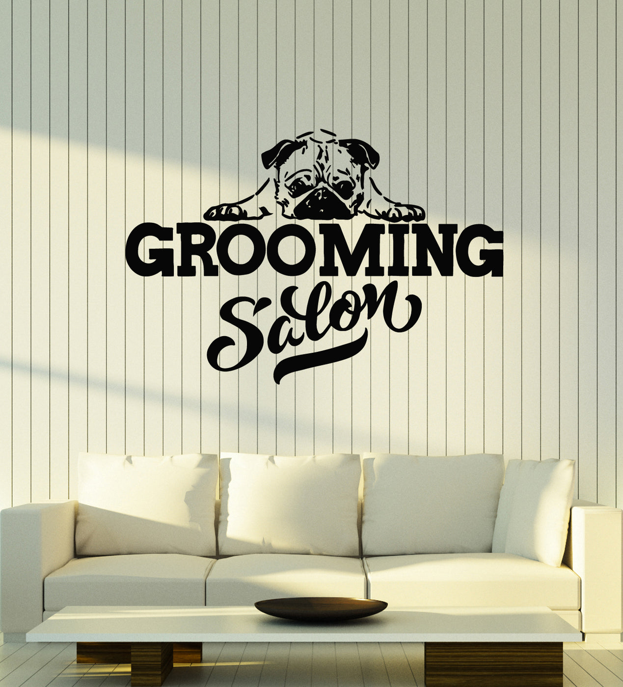 Vinyl Wall Decal Purity Dog Pet Grooming Salon House Animals Stickers ...
