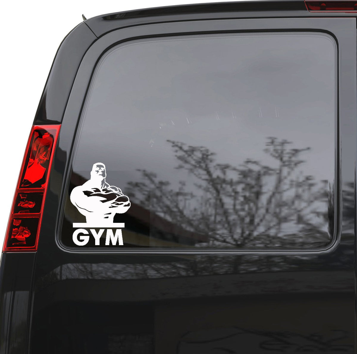 Auto Car Sticker Decal Gym Man Fitness Bodybuilding Sports Truck Lapto ...