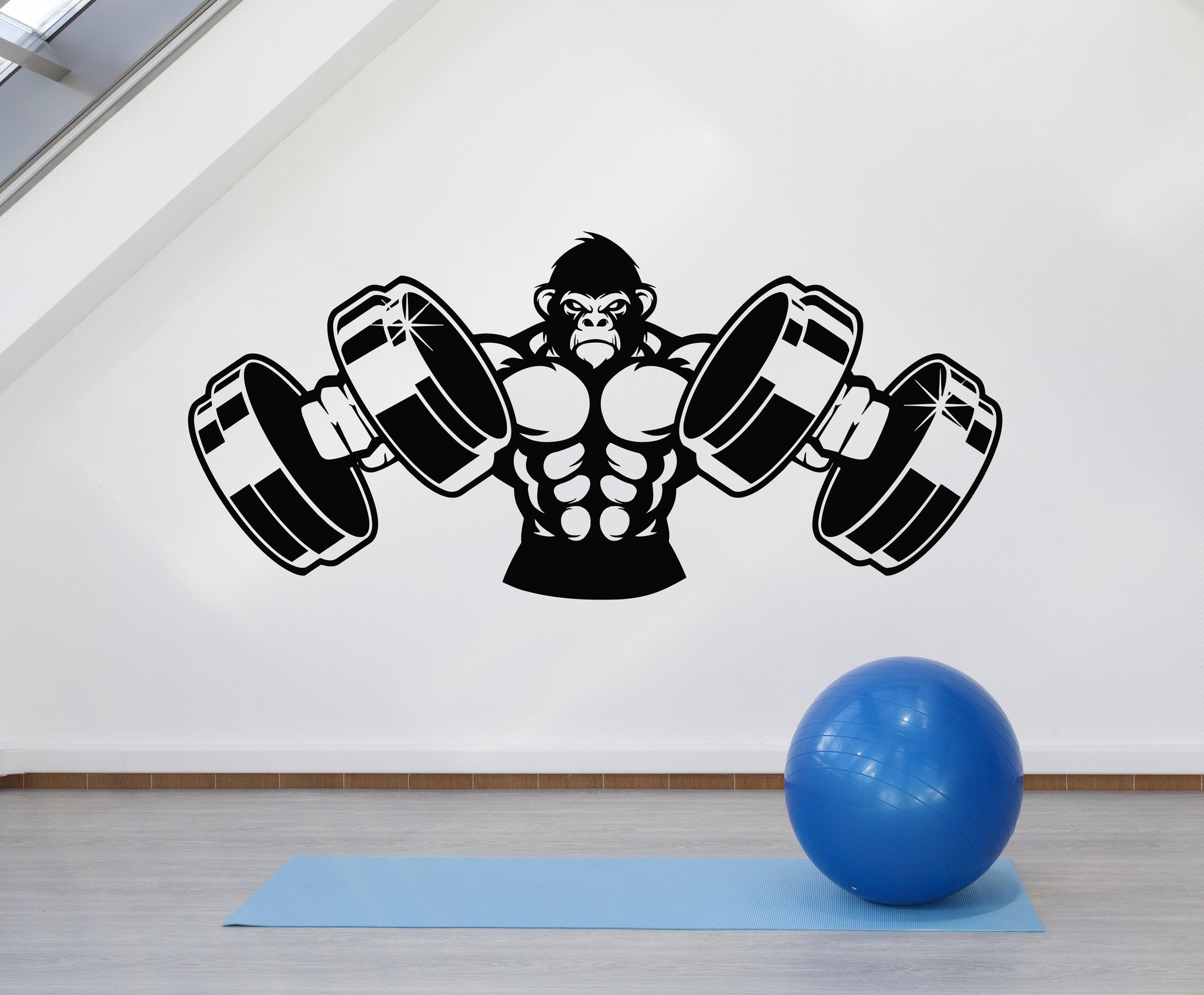 Custom Home Gym And Exercise Room Motivational Wall Decals And Stickers ...
