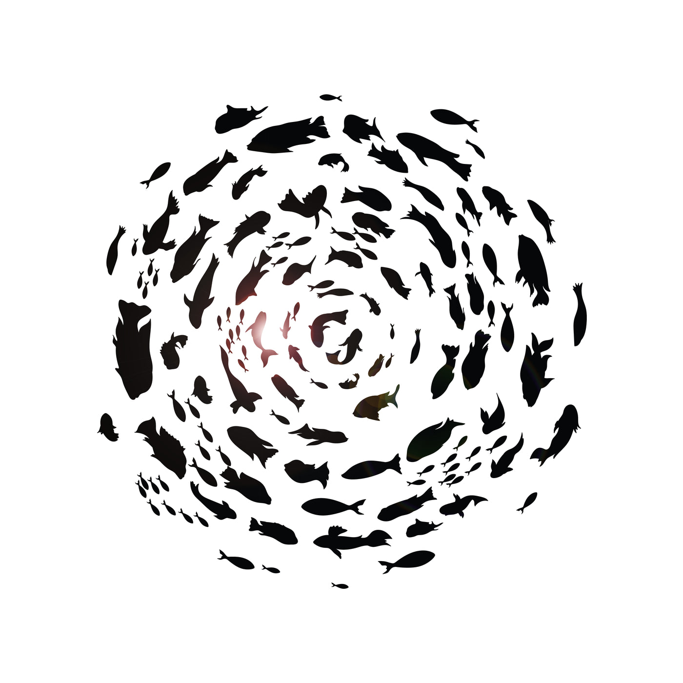 Wall Decal Ocean Sea Fish Fishing Circle Vinyl Decor gz381 ...