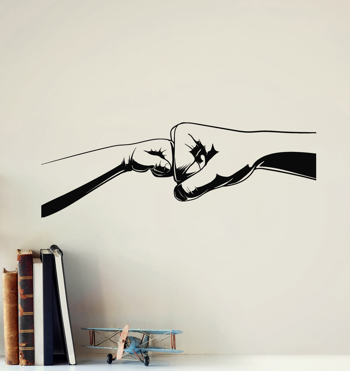 Vinyl Wall Decal Hands Cam Father And Son Family Decor Stickers Mural ...