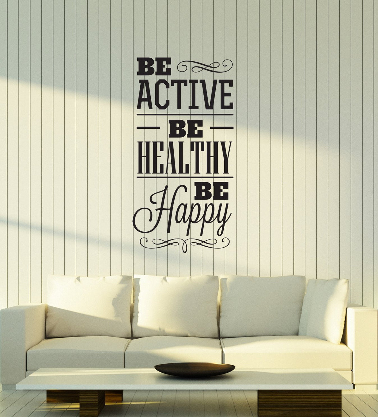 Vinyl Wall Decal Healthy Inspirational Quote Saying Gym Medical Office ...