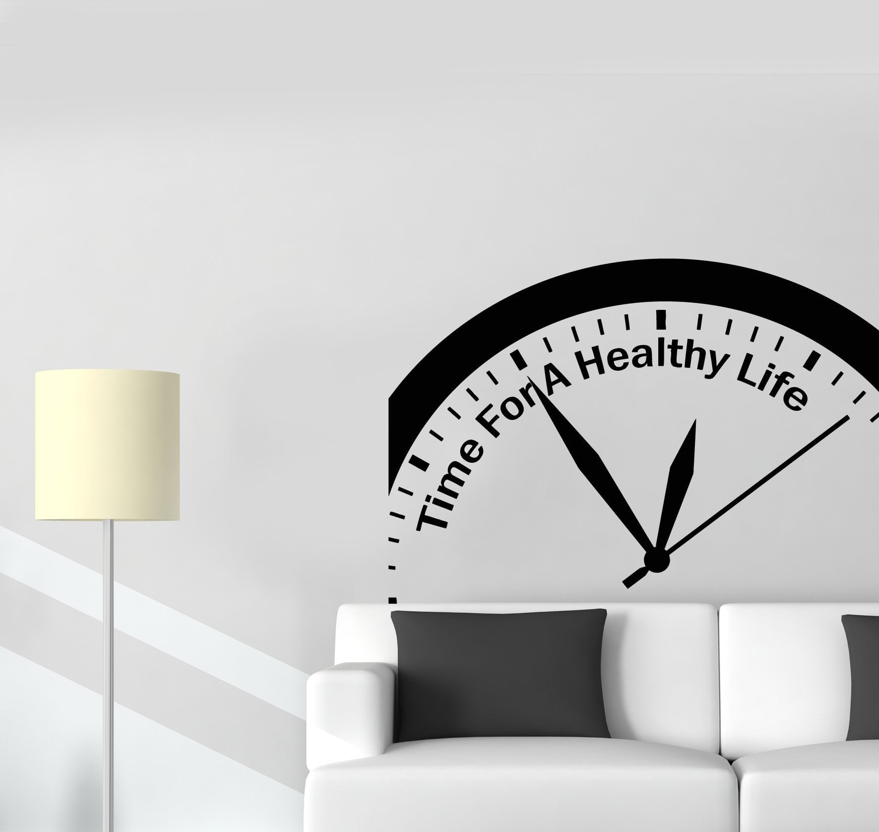 Vinyl Wall Decal Clock