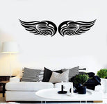 Wall Stickers Vinyl Decal Wings Garage Car Driver Decor Mural Unique G ...