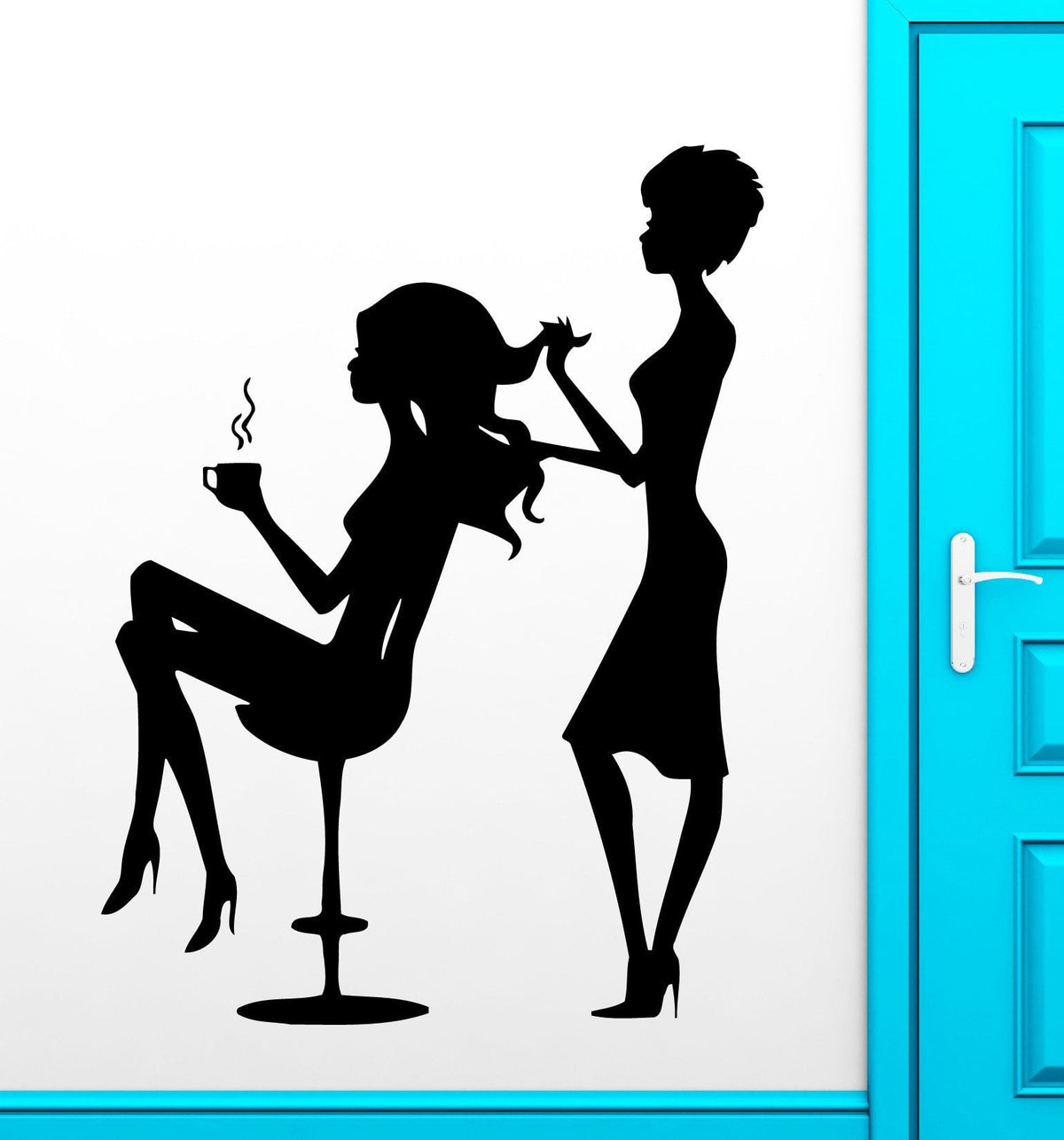 Vinyl Decal Beauty Salon Hair Salon Spa Barbershop Wall Sticker Unique ...